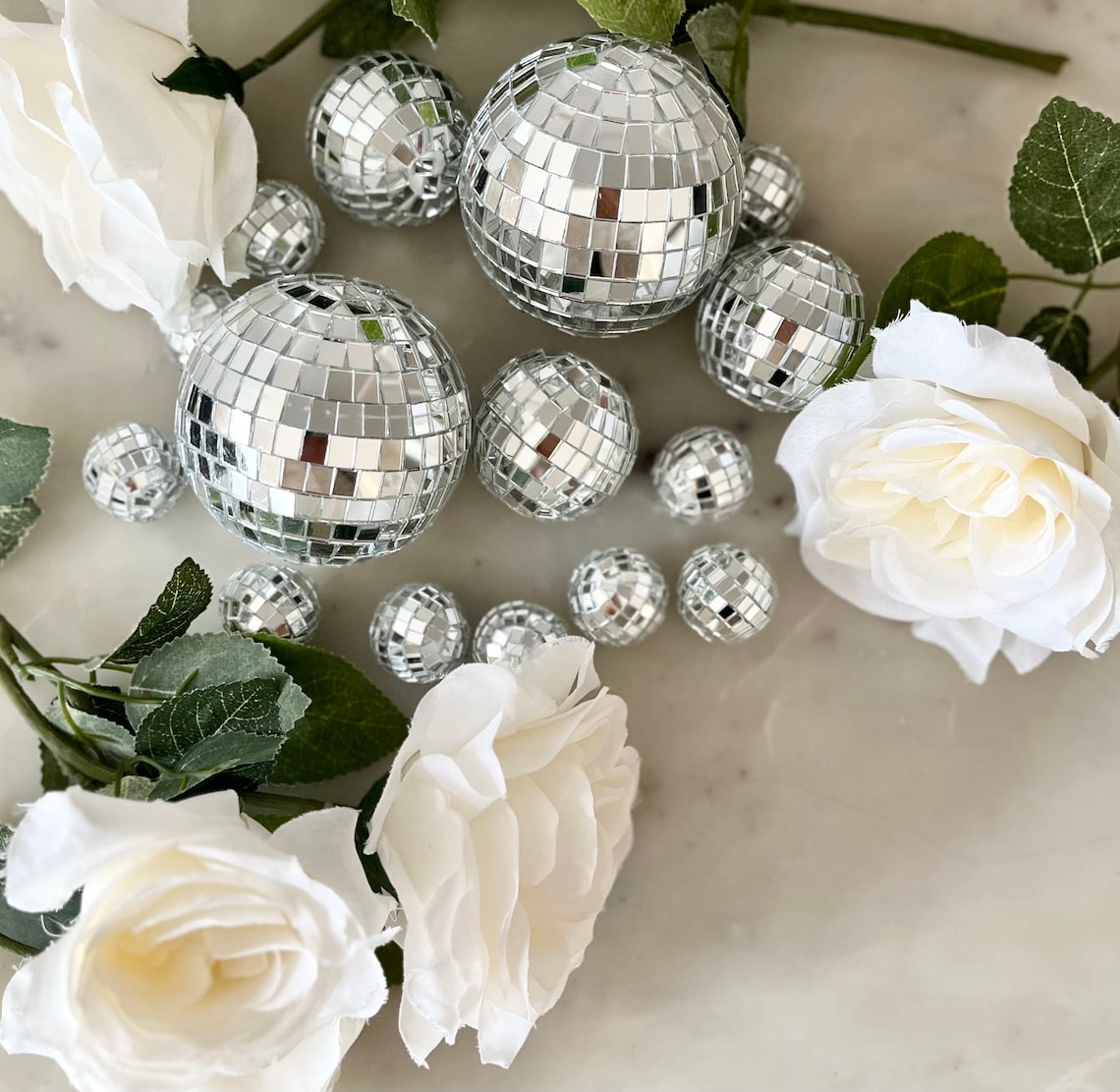 Disco Ball Decor Small Mirrored Disco Ball Event Decor 70s Party ...