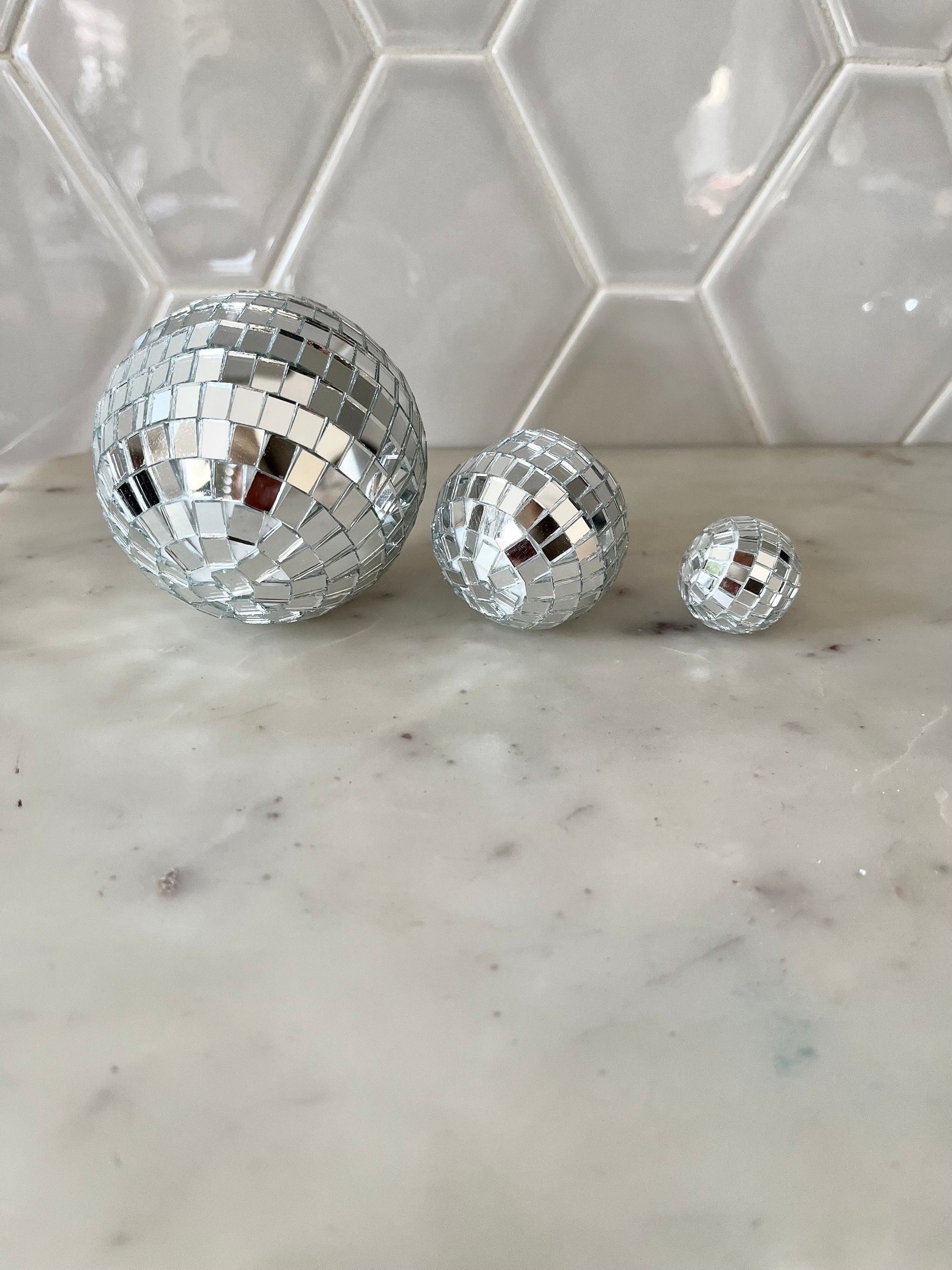 Disco Ball Decor Small Mirrored Disco Ball Event Decor 70s Party ...