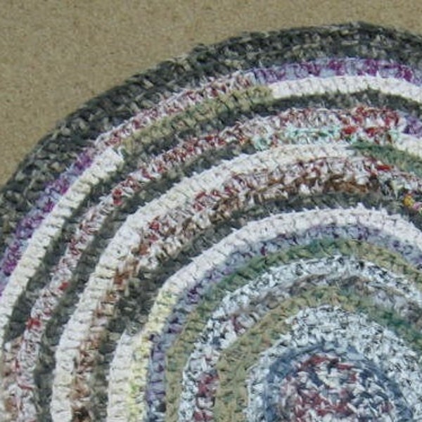 Round Crochet Rug - Etsy