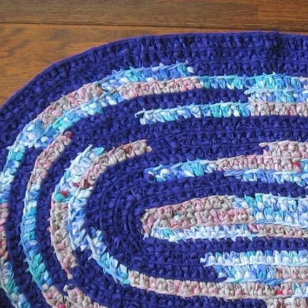 Oval Rag Rug - Etsy