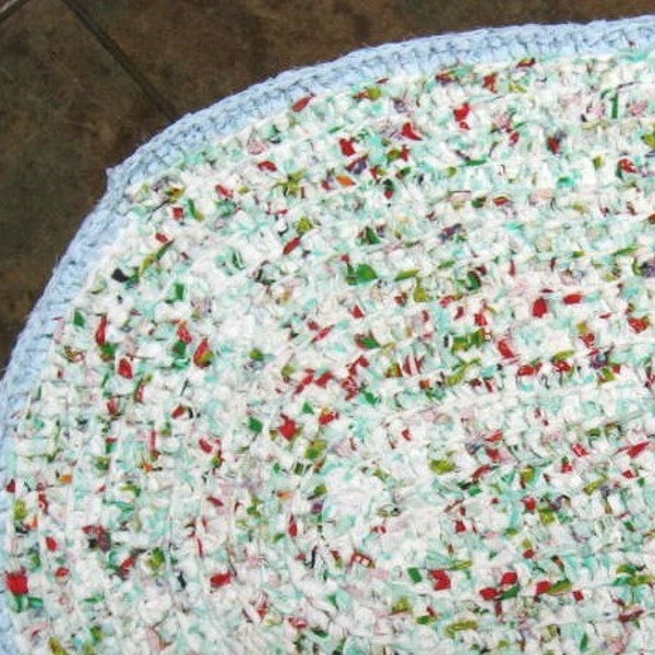 Oval Rag Rug - Etsy