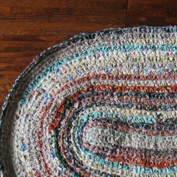 Oval Rag Rug - Etsy
