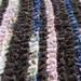 Handmade Crochet Rag Rug / Brown & Pastels W/ Brown Border - Etsy