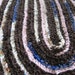 Handmade Crochet Rag Rug / Brown & Pastels W/ Brown Border - Etsy