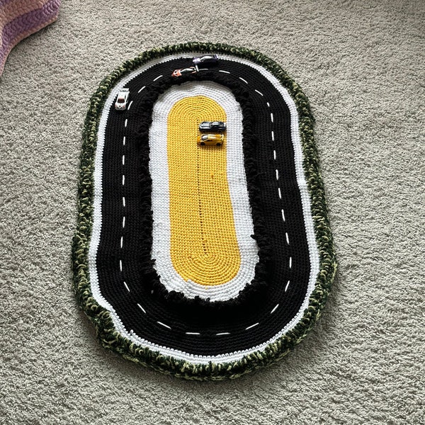 Crochet Race Track Pattern - Etsy
