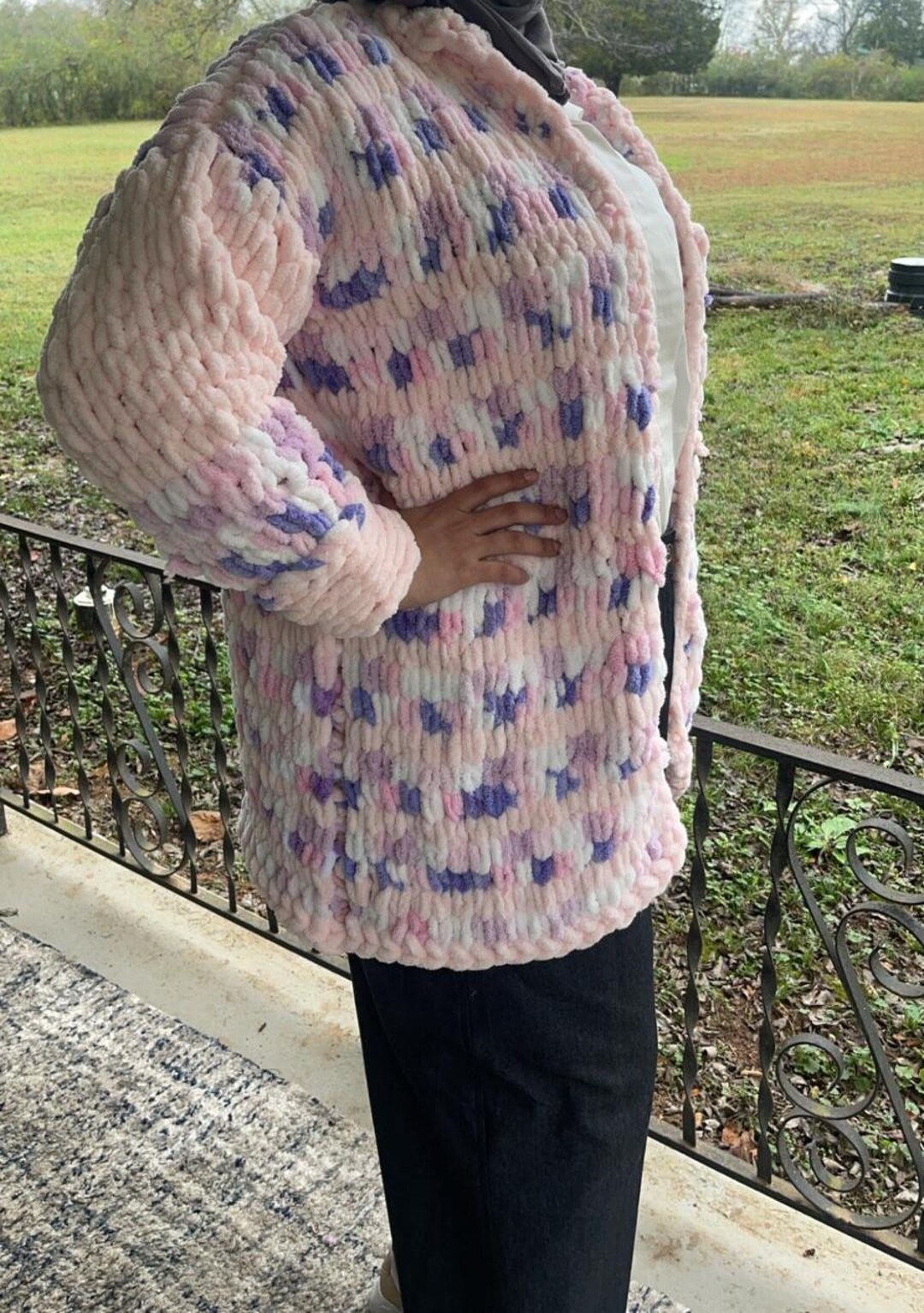 Crochet Jacket Medium Size - Etsy