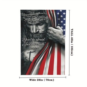 Jesus American Bible Verse 28 X 40 Christian Flag - Etsy