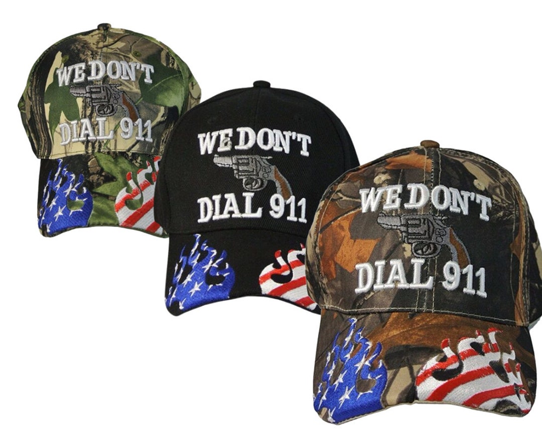 Men's Hat "we Don't Dial 911" Baseball Cap - Etsy