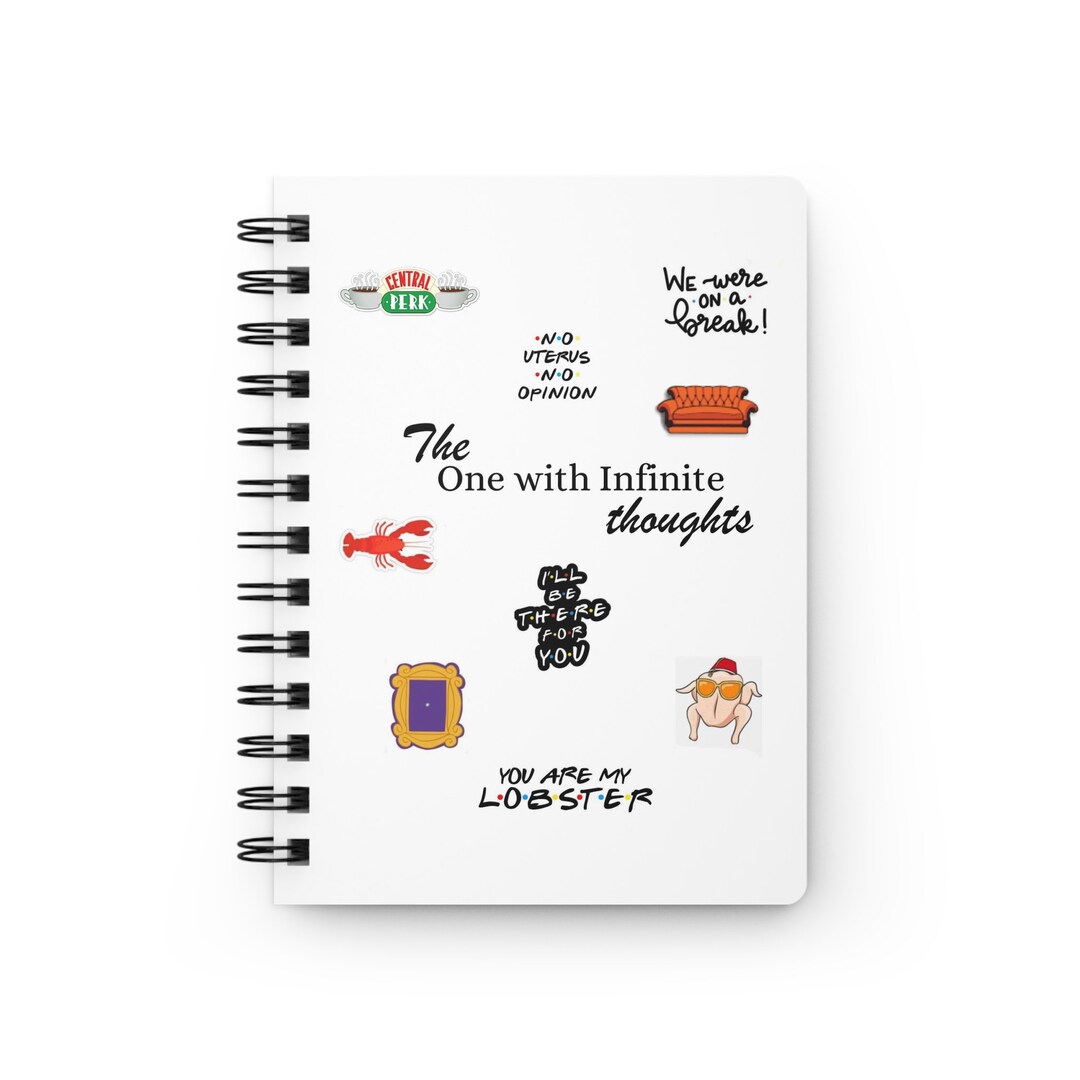 The One With Infinite Thoughts Notebook - Etsy