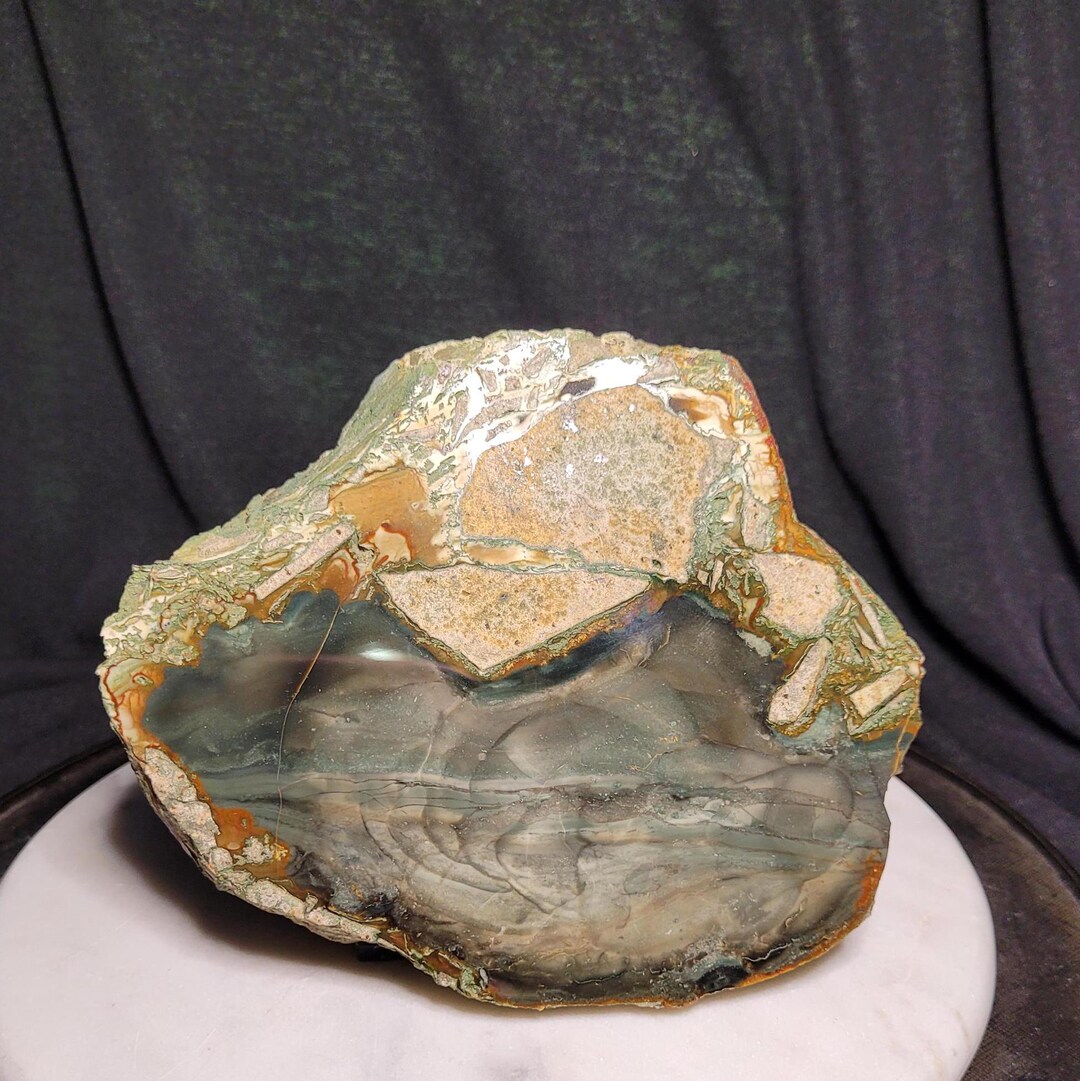 Blue Mountain Picture Jasper, Oregon Stone Slab (2.25 Lbs) - Etsy