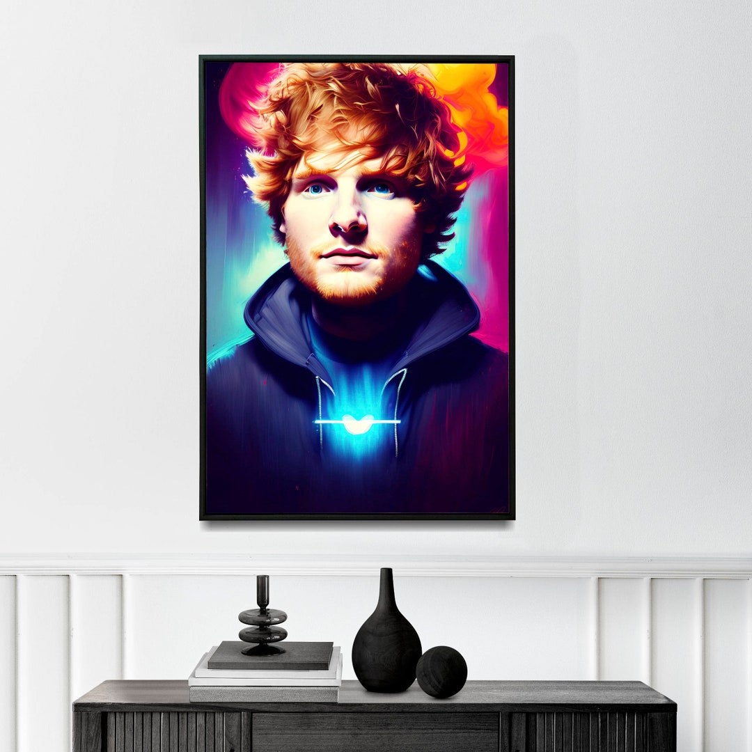 Ed Sheeran 2 Image, Poster, SVG, PNG, Print, Merch, Digital Art, Ai Art ...