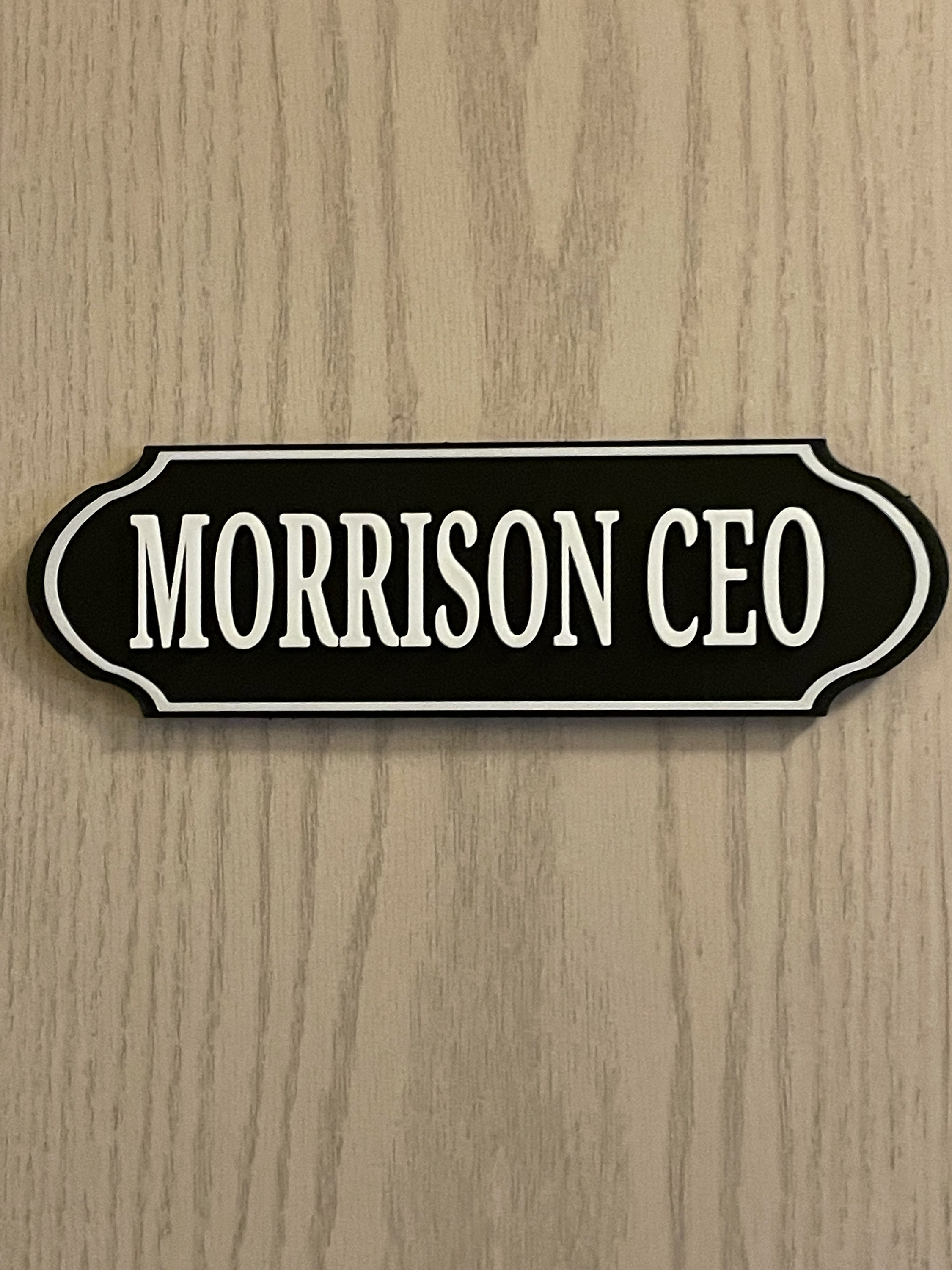 Office Door Sign, Custom Made to Order, Boss Gift, Comes With Command ...