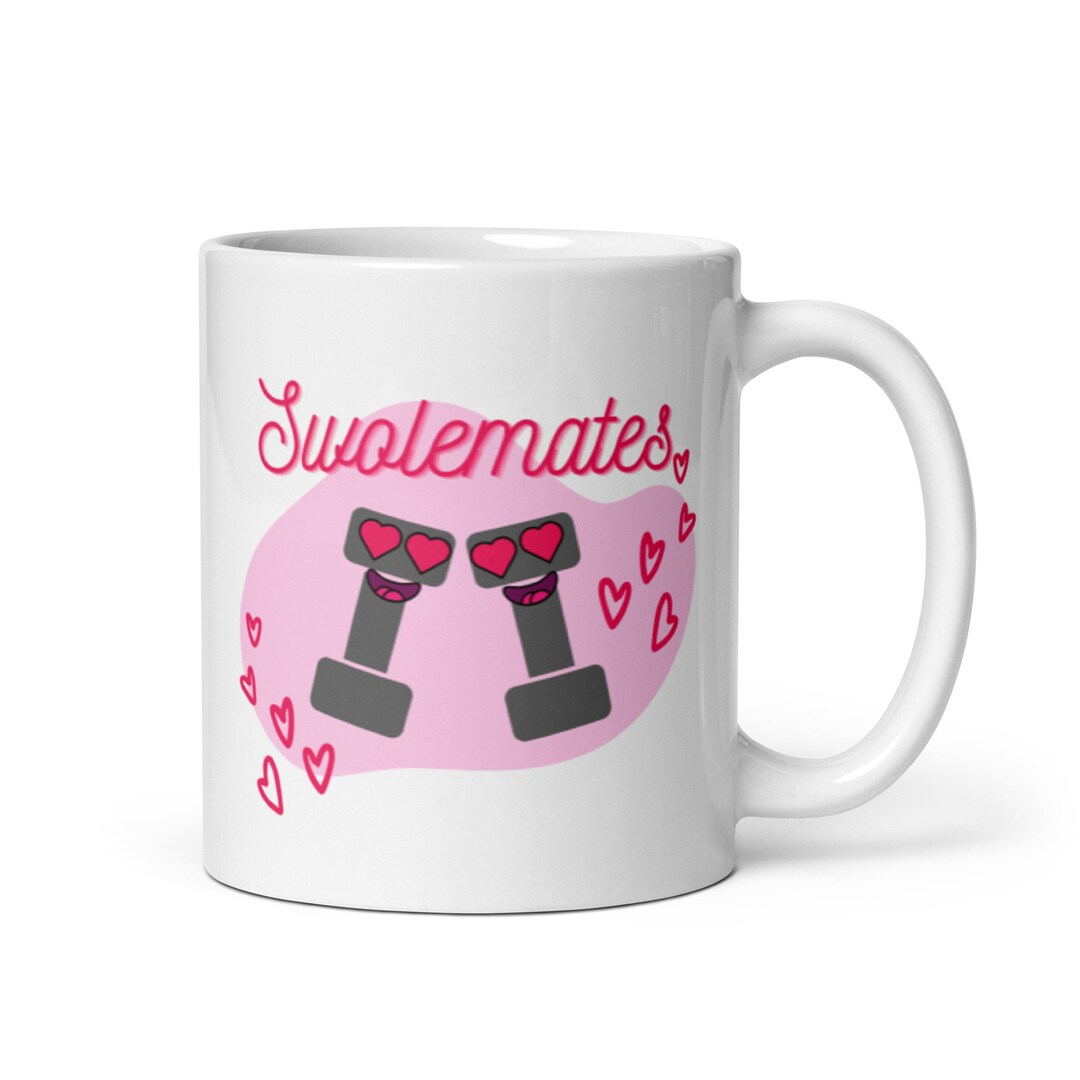 Swolemate Valentin's Day Mug, Gym Gift for Girlfriend, Wife, Best ...