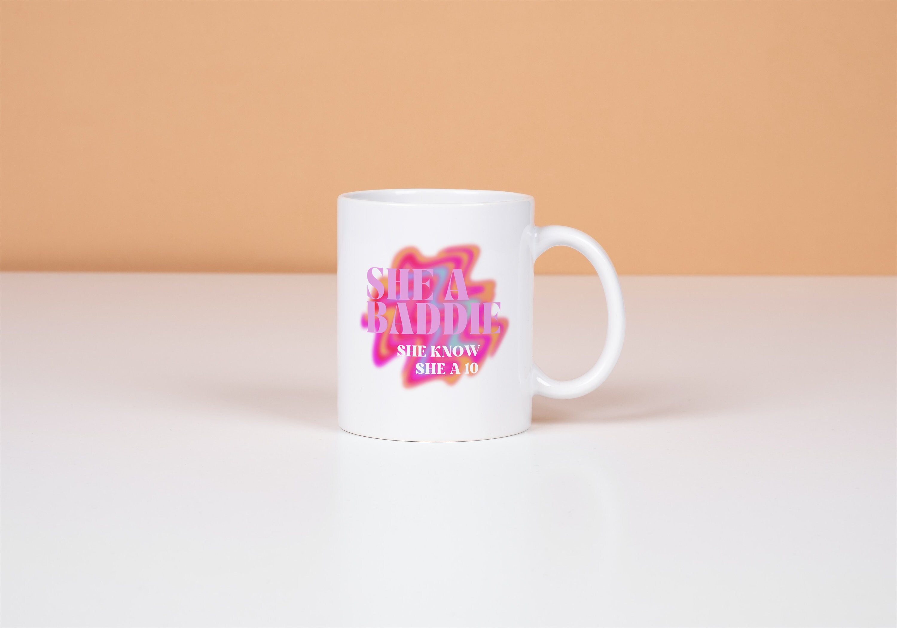 Preppy, Ice Spice "She a Baddie" Lyrics Mug | Girls Quotes sold by ...