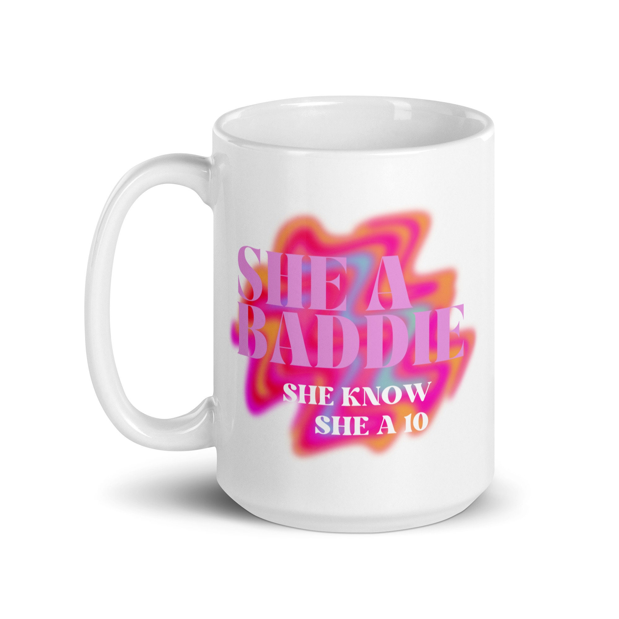 Preppy, Ice Spice "She a Baddie" Lyrics Mug | Girls Quotes sold by ...