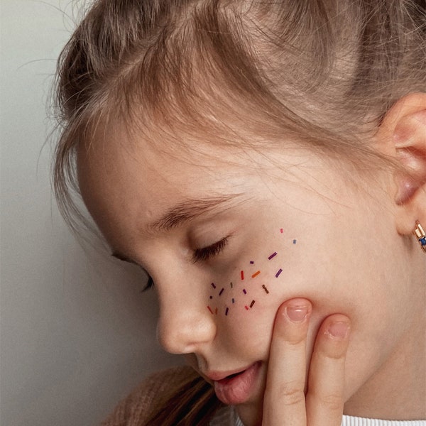 Game Day Face Sticker - Etsy