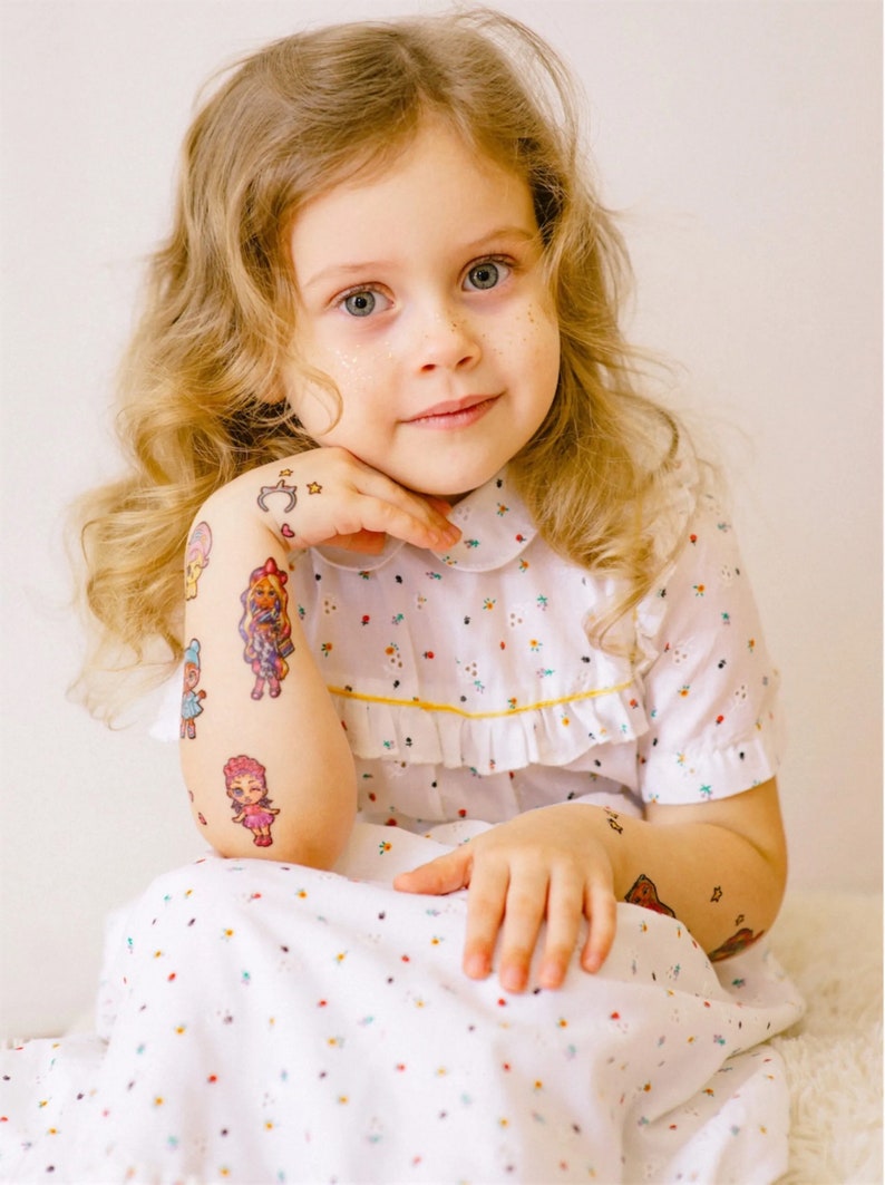 Temporary Tattoos for Kids, Gift for Kids, Bratz Fake Tattoo, Temporary ...