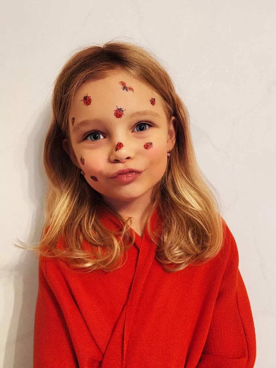 Ladybug Fake Tattoos for Face Lady Bugs Kids Temporary - Etsy