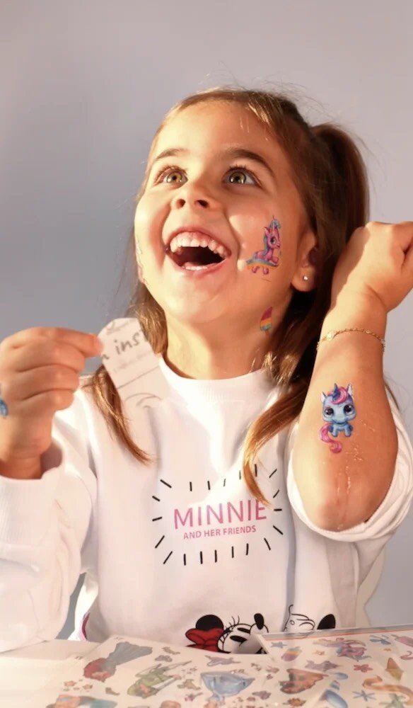 Children's Little Pony and Unicorn Temporary Tattoos - Etsy