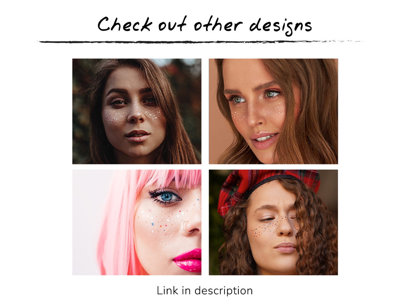 Freckles Temporary Tattoos on Face, Waterproof Temporary Tattoos for ...