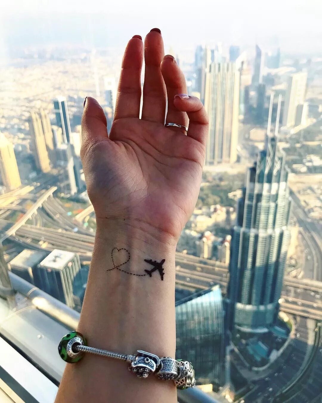 Matching Couple Airplane Tattoo Sticker, Temporary Airplane Outline ...