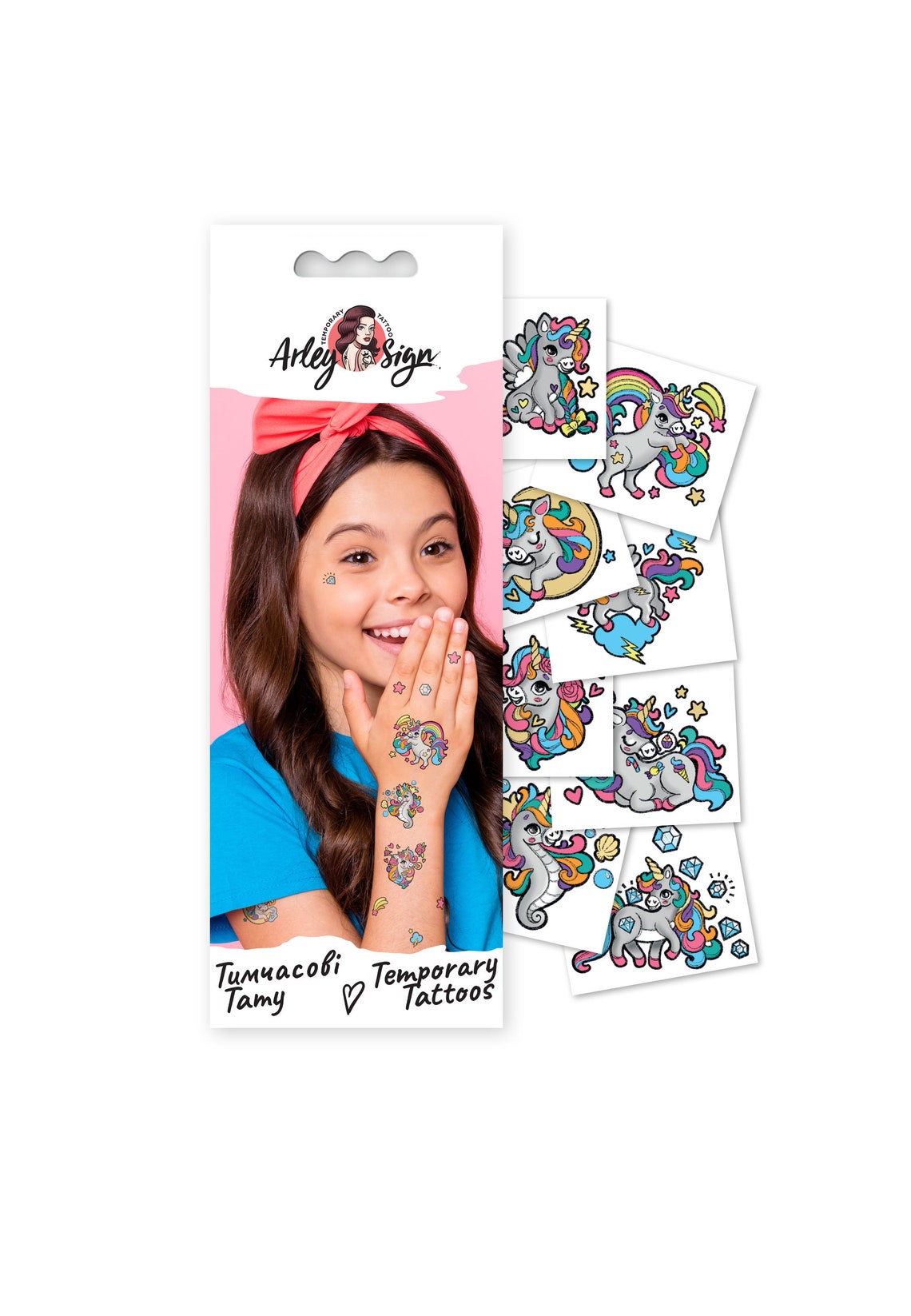 Temporary Tattoos for Kids, Gift for Kids, Bratz Fake Tattoo, Temporary ...