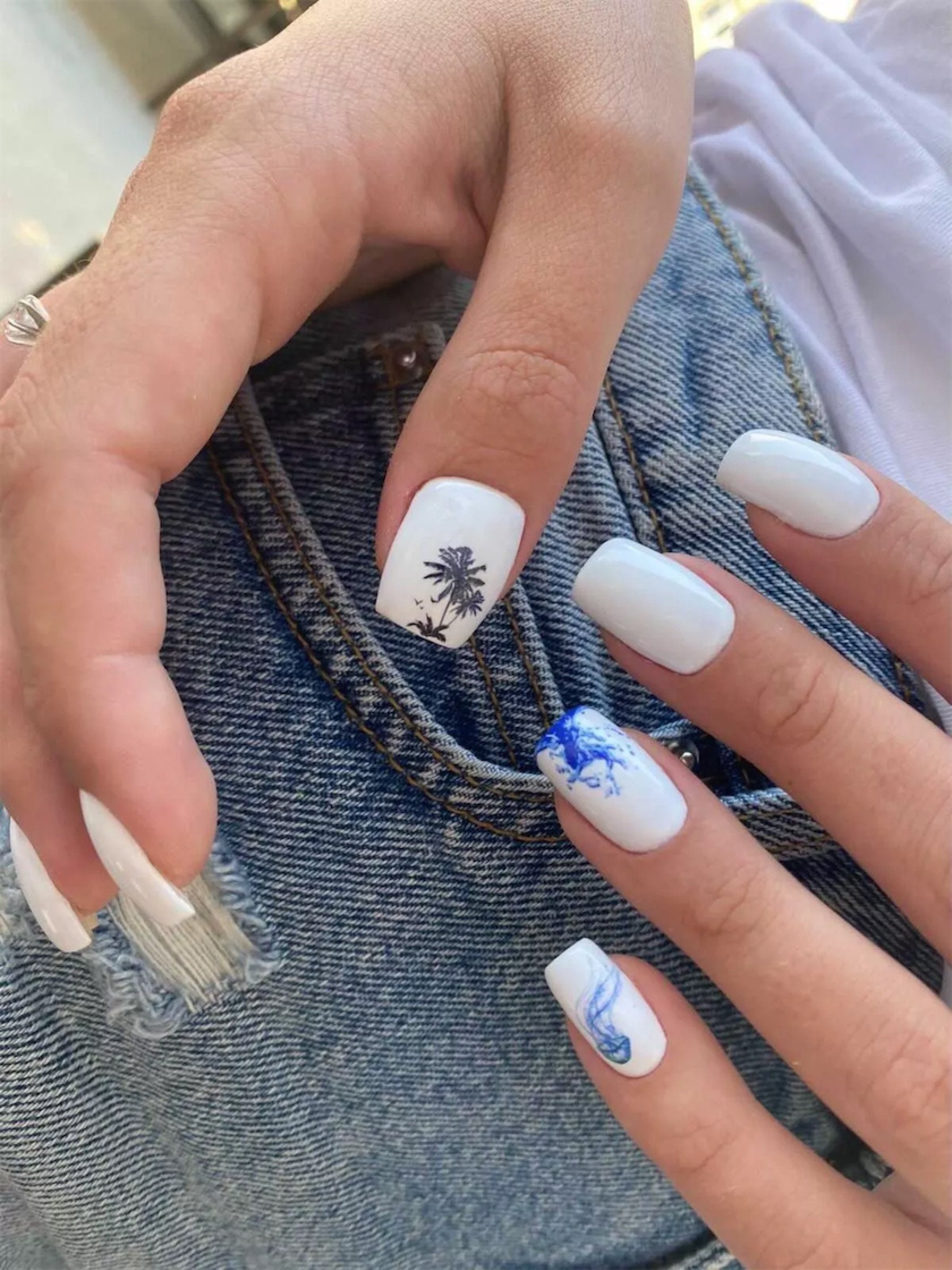 Nautical Nail Art