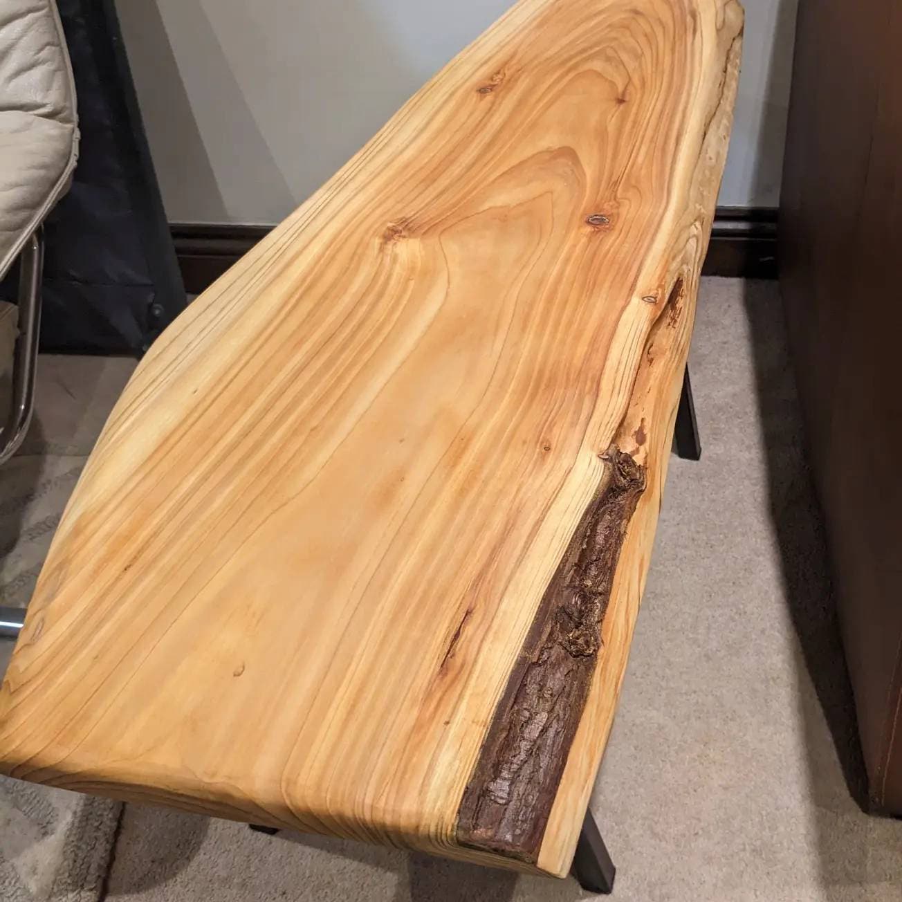 Live Edge Cedar Table - Etsy