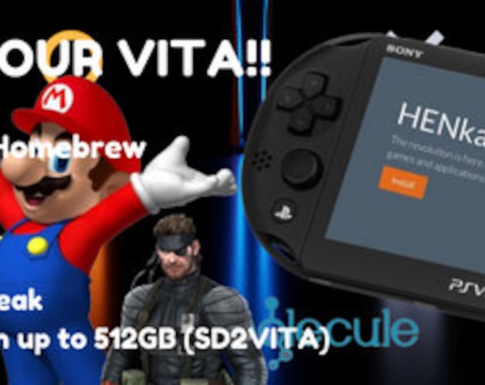 Sony Playstation PS Vita Modding Mail-in SERVICE Henkaku/h-encore ANY ...