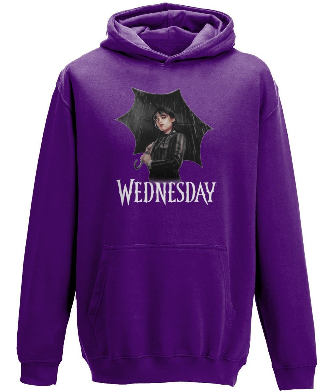 WEDNESDAY Hoodie Kids Wednesday Addams - Etsy