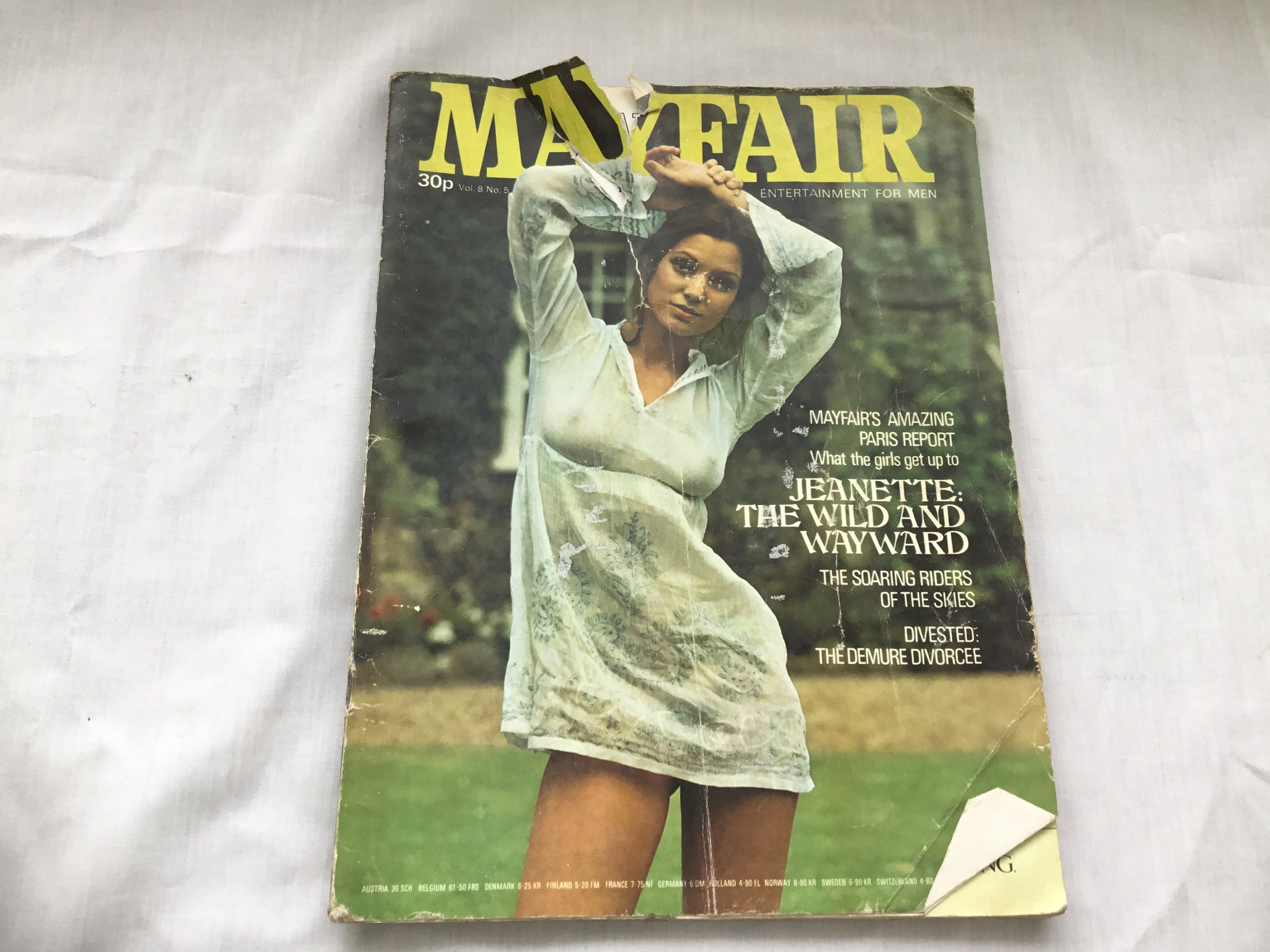 Vintage Glamour Magazine Mayfair Vol 8 No. 5 Torn and Worn - Etsy UK