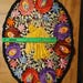 Vintage Hungarian Matyó Embroidered Panel | Hand-stitched Folk Art With ...