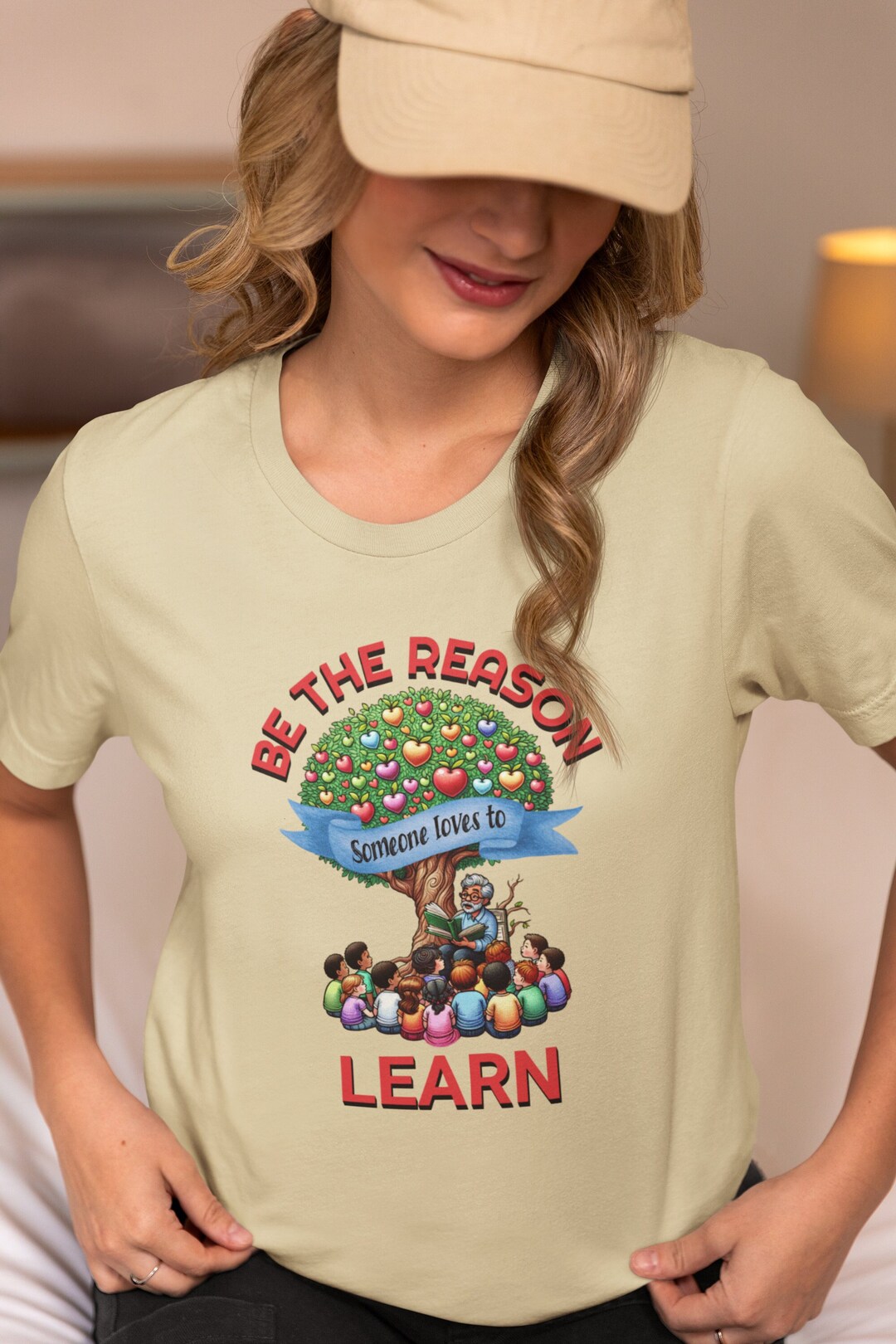 Be the Reason Someone Loves to Learn, Inspirational Teacher T-shirt ...