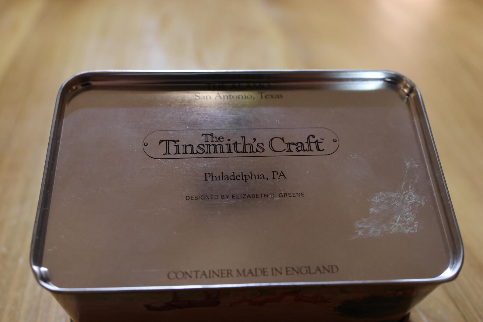 Vintage Alamo Collectible Tin by the Tinsmith's Craft Designed by ...