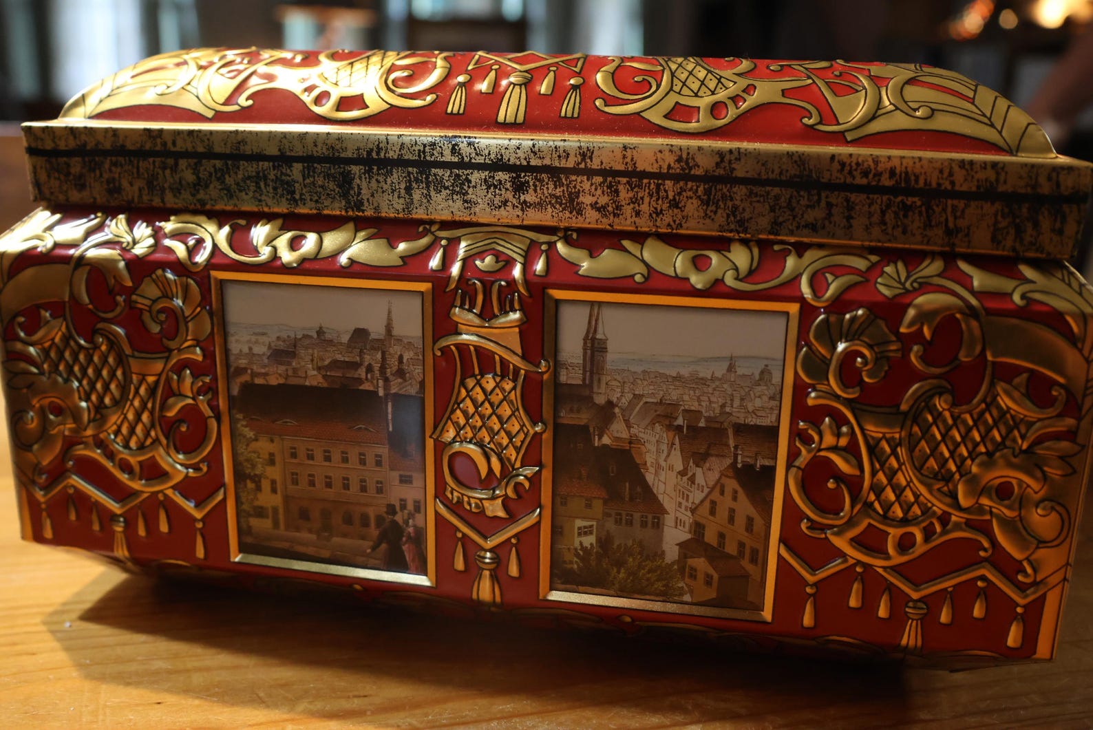 Extra Large Vintage German Cookie Tin – Lebkuchen Schmidt 2005 ...