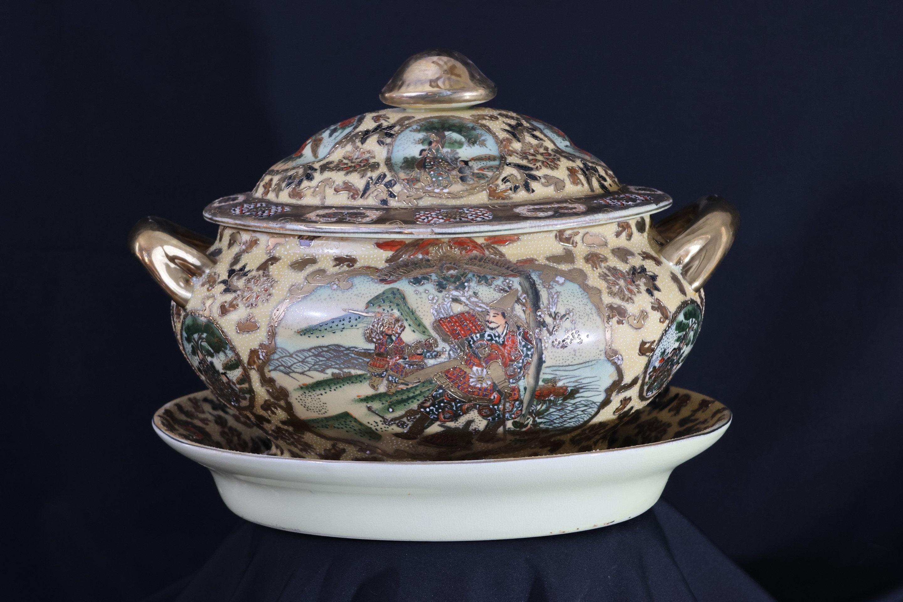 Vintage Chinese Tureen With Serving Platter - Etsy