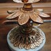 Vintage Italian Coin Dot Lamp With Marble Base – Ornate Glass & Brass ...