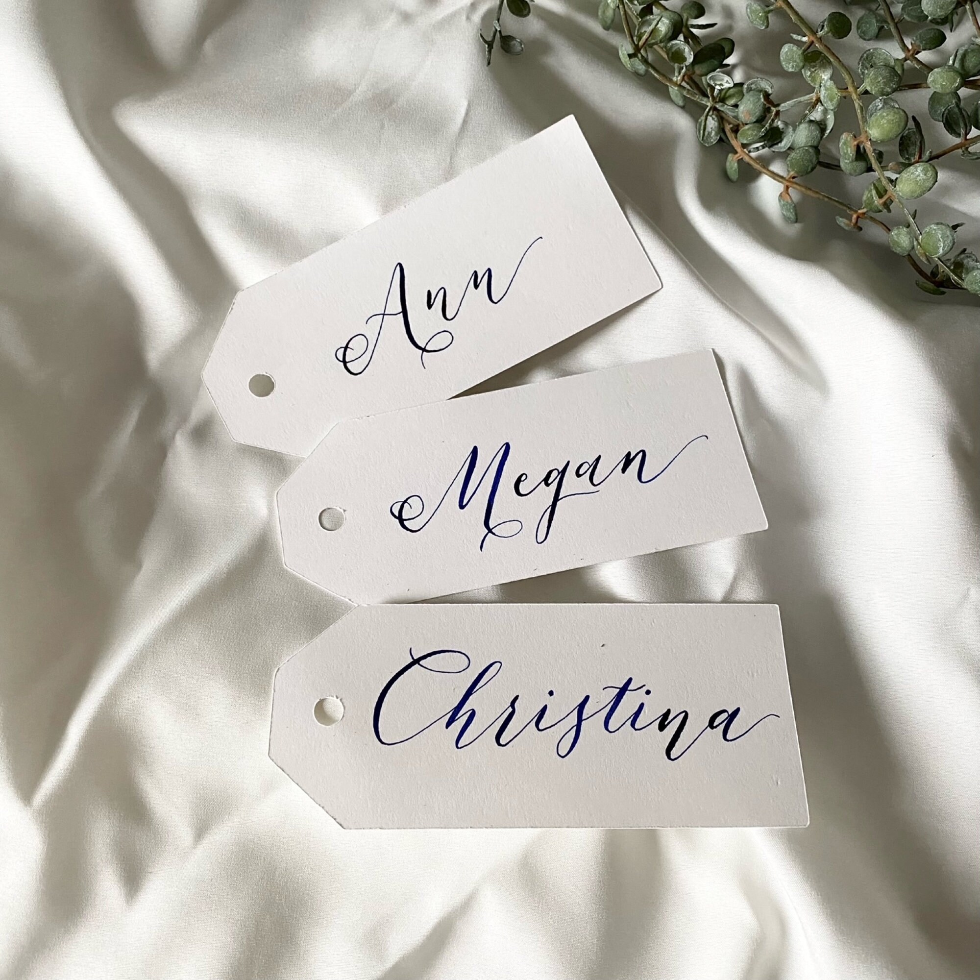Calligraphy Custom Bridesmaid Gift Tags Custom Bridesmaid - Etsy