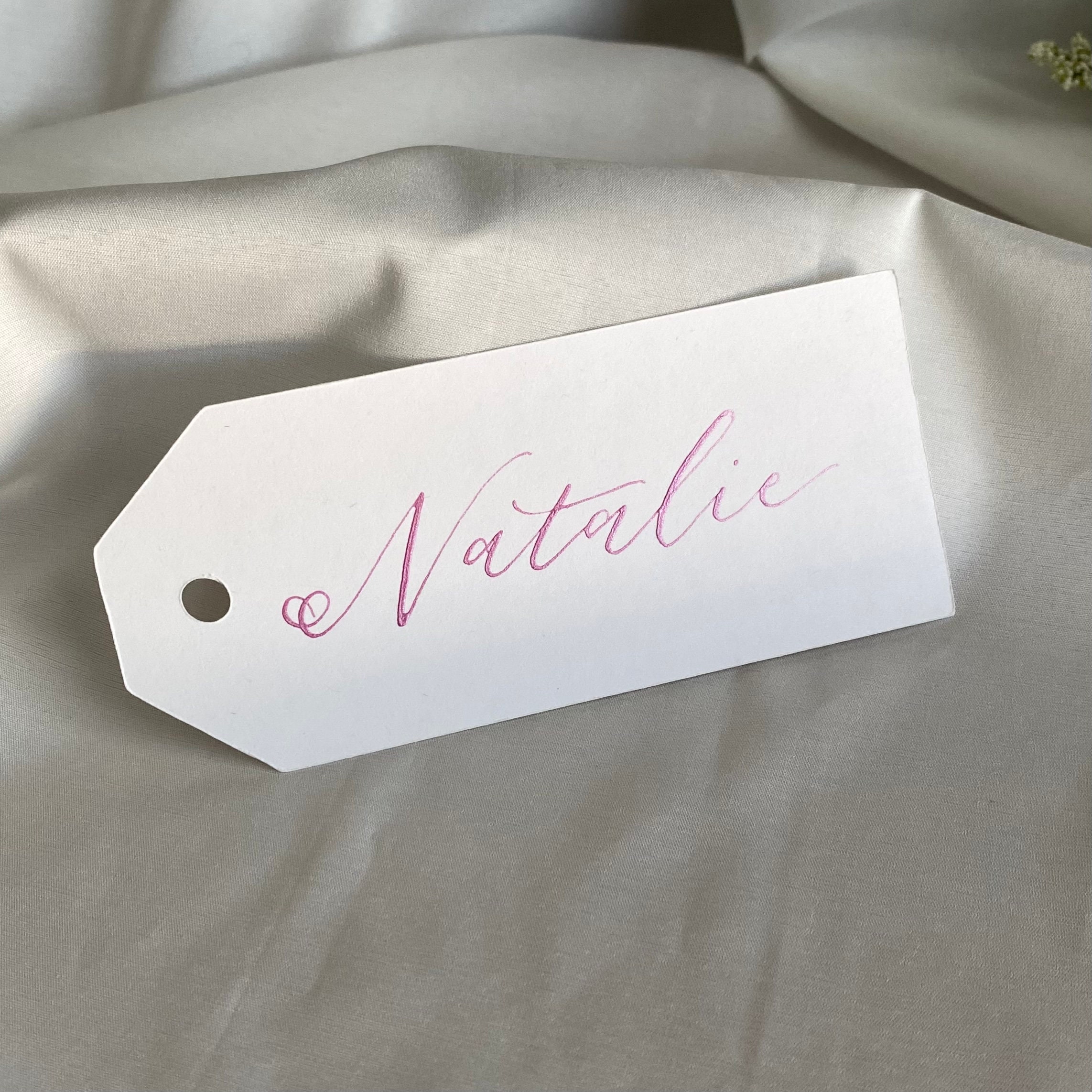 Calligraphy Custom Bridesmaid Gift Tags Custom Bridesmaid - Etsy