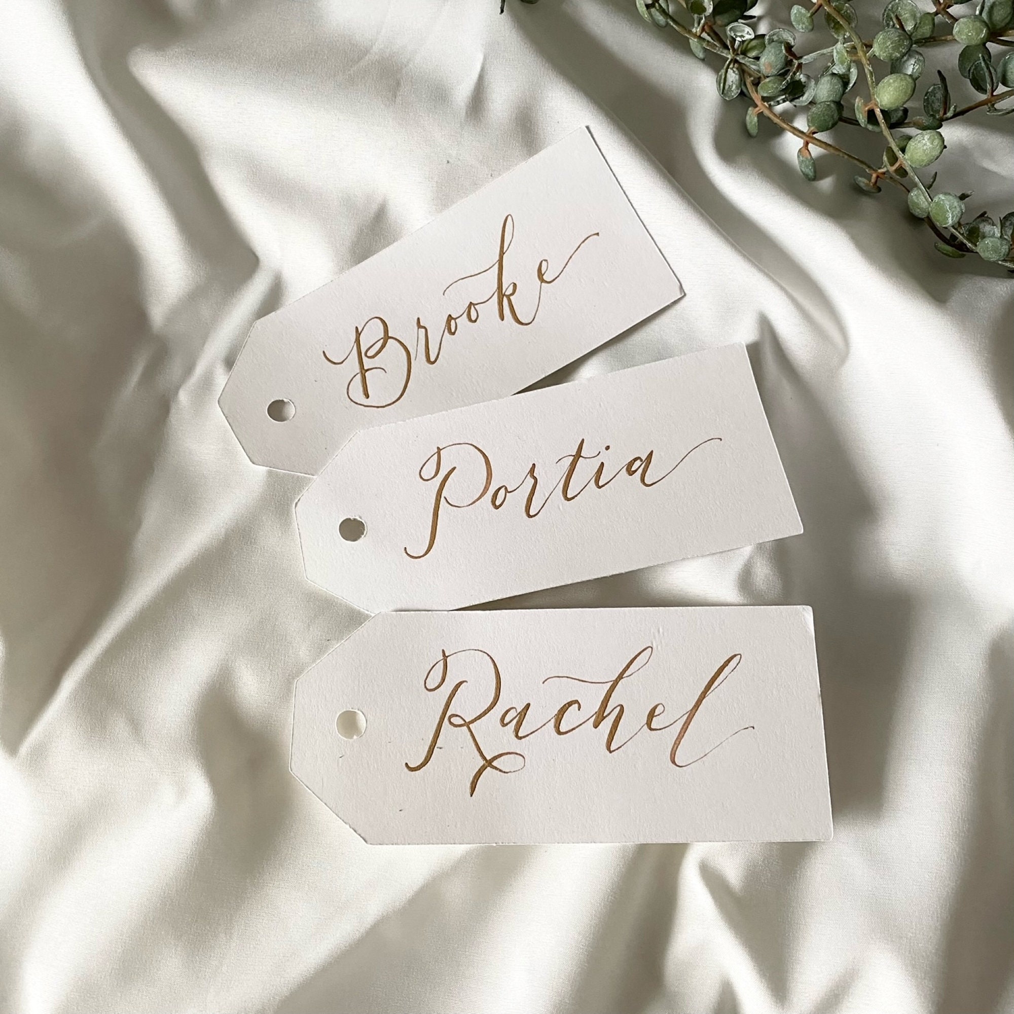 Calligraphy Custom Bridesmaid Gift Tags Custom Bridesmaid - Etsy