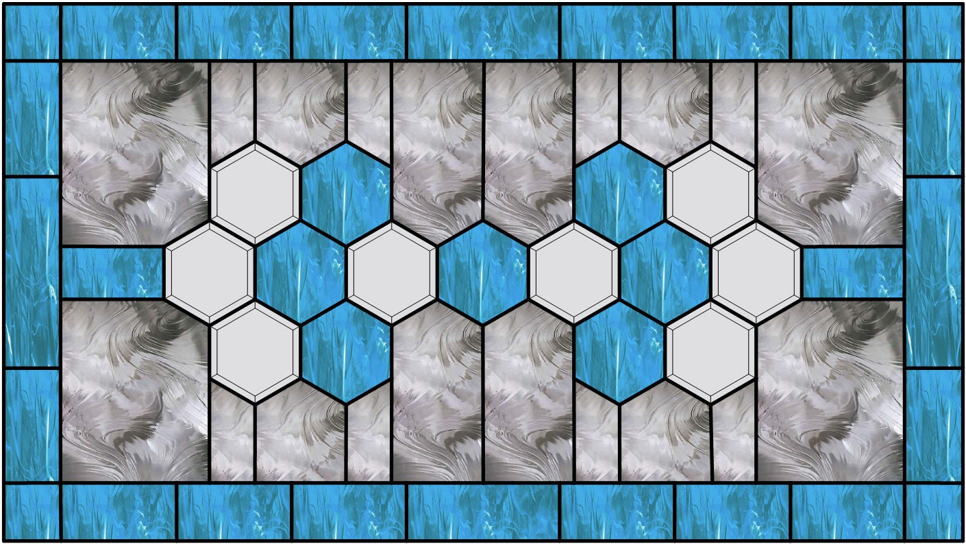 Stained Glass Patterns Gemstone Collection All 3 Patterns 25 X 14 ...