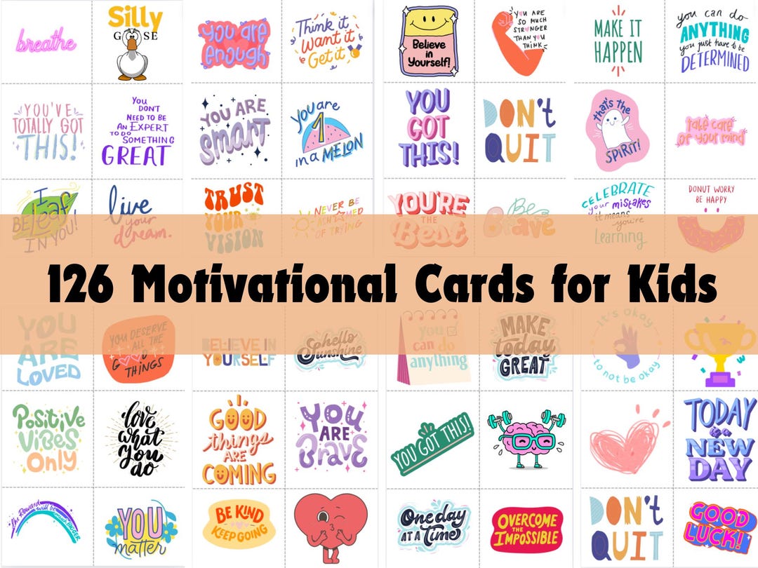 Lunchbox Love Notes for Kids: Inspirational Cards, Back to School ...