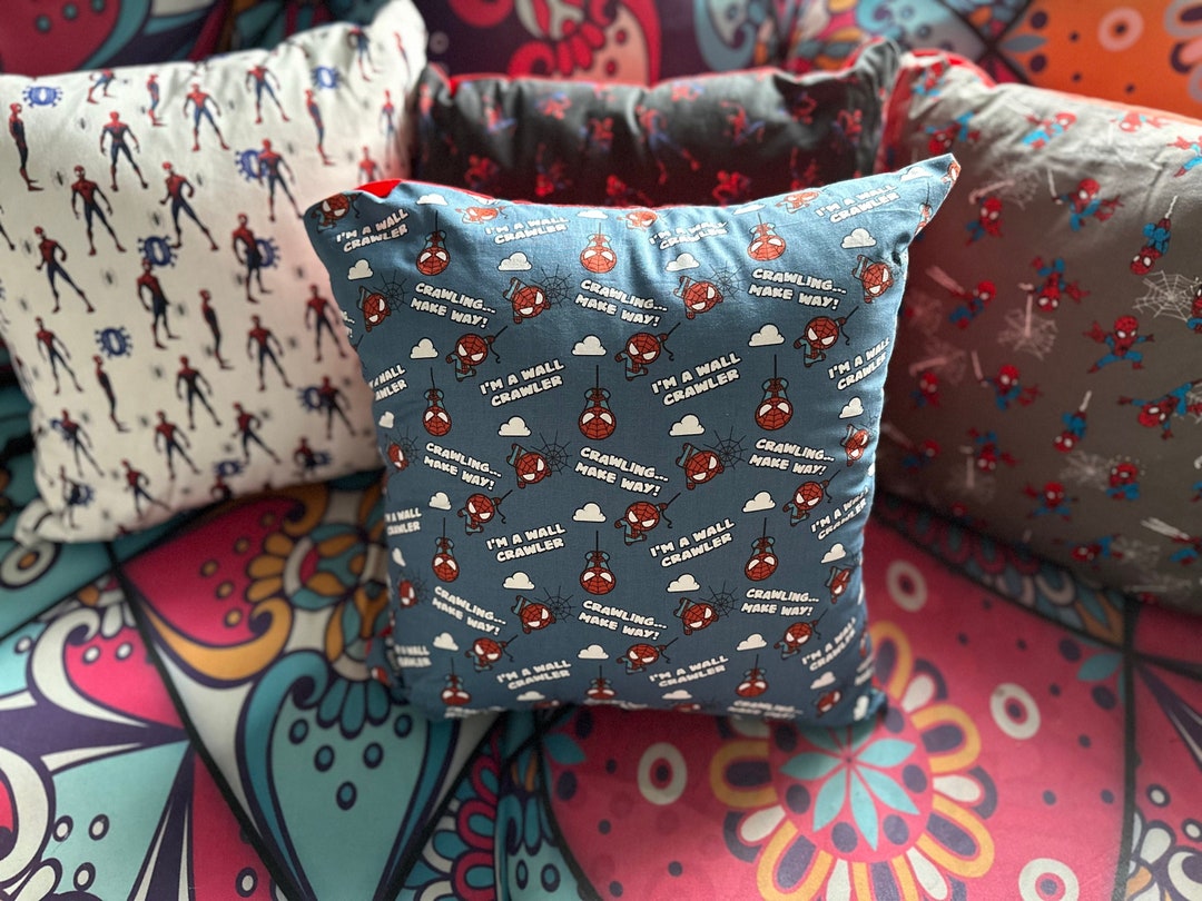 Spider-man 40cm Handmade Cushions. Perfect for Reading Spaces ...