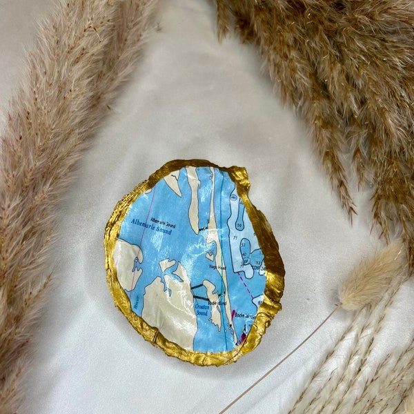 Nautical Chart Necklace - Etsy