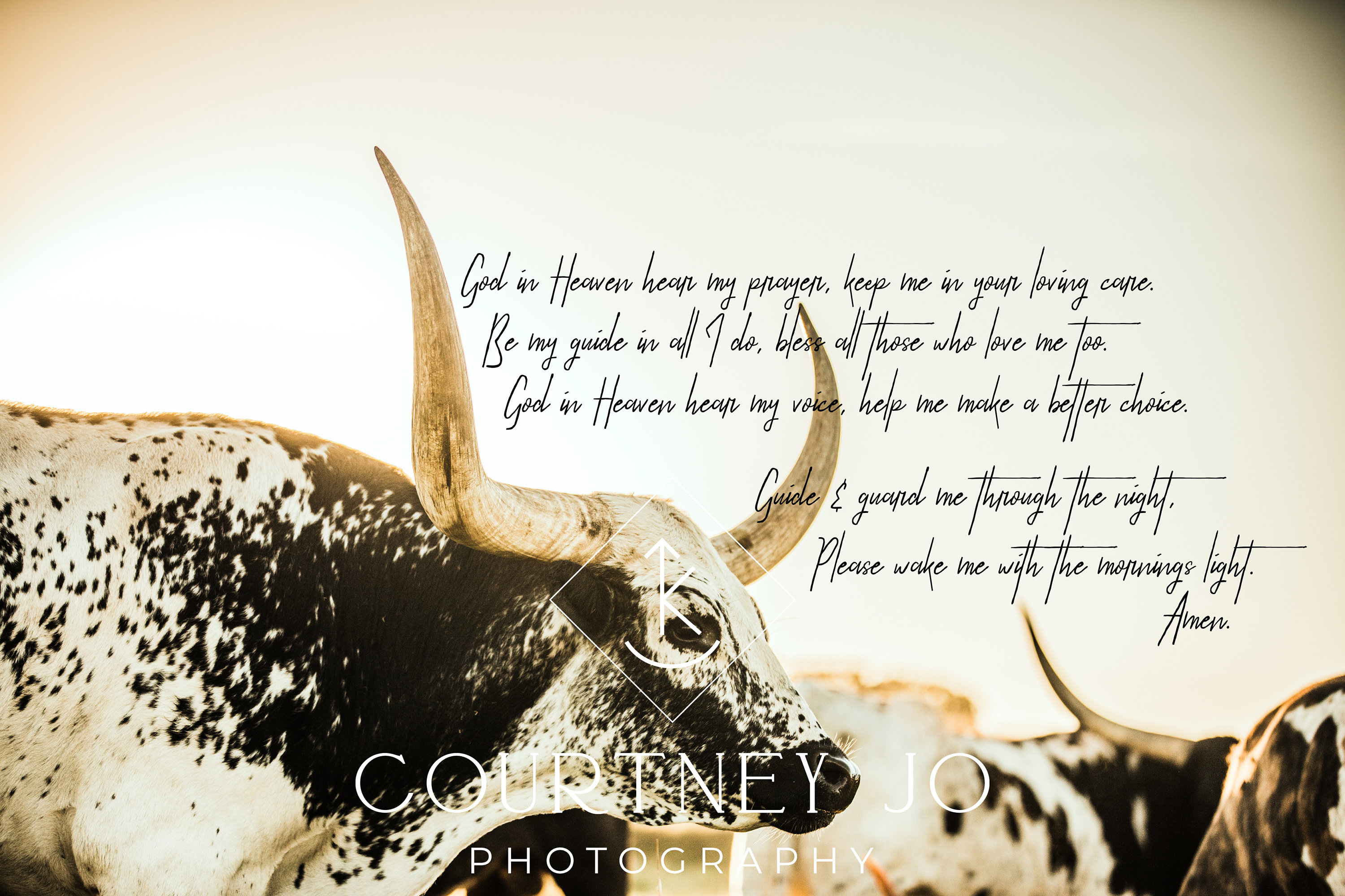 Western Nursery Prayer // Cowboy Nursery Prayer // Cowgirl Nursery ...