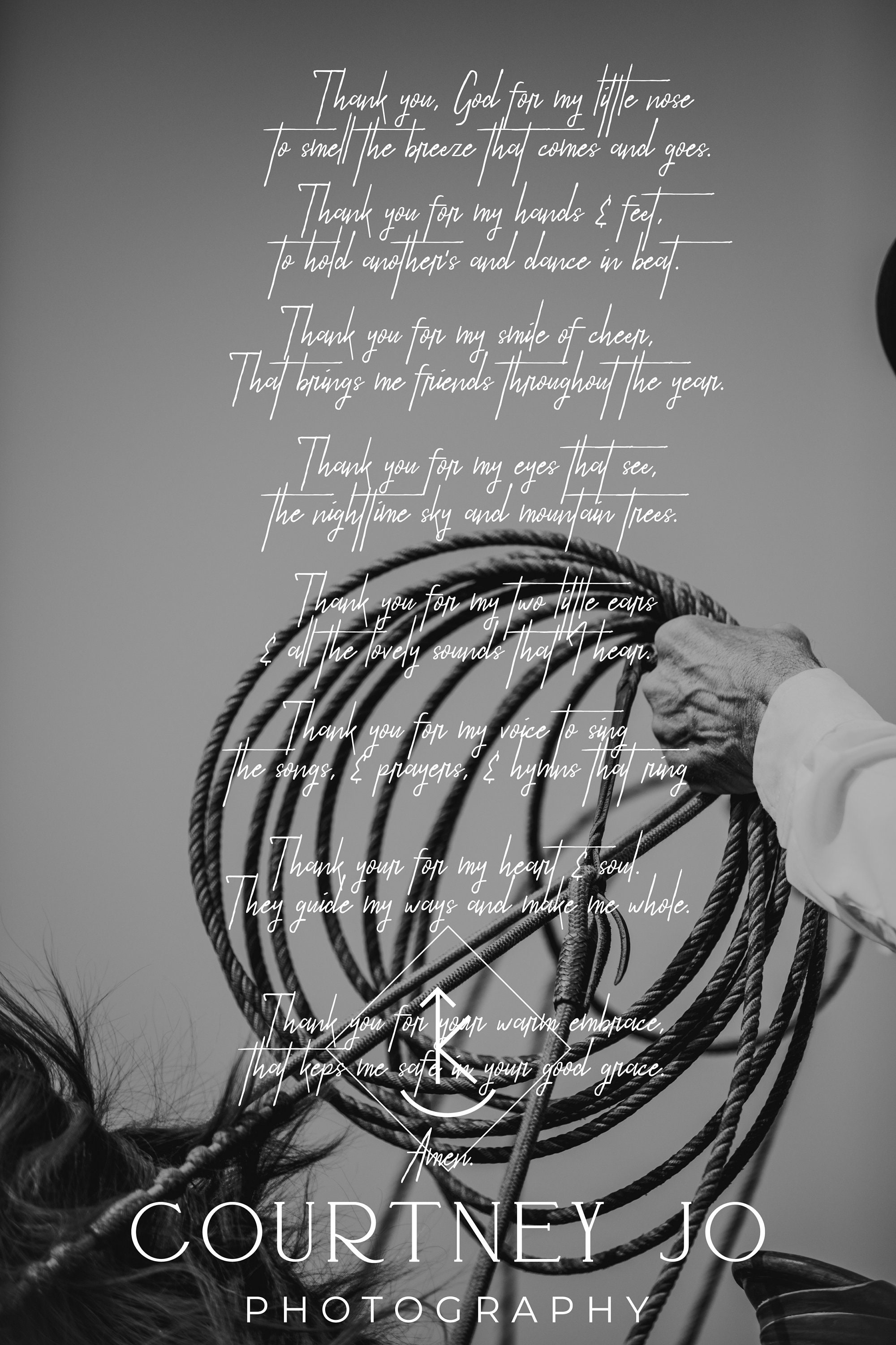 Western Nursery Prayer // Cowboy Nursery Prayer // Cowgirl Nursery ...