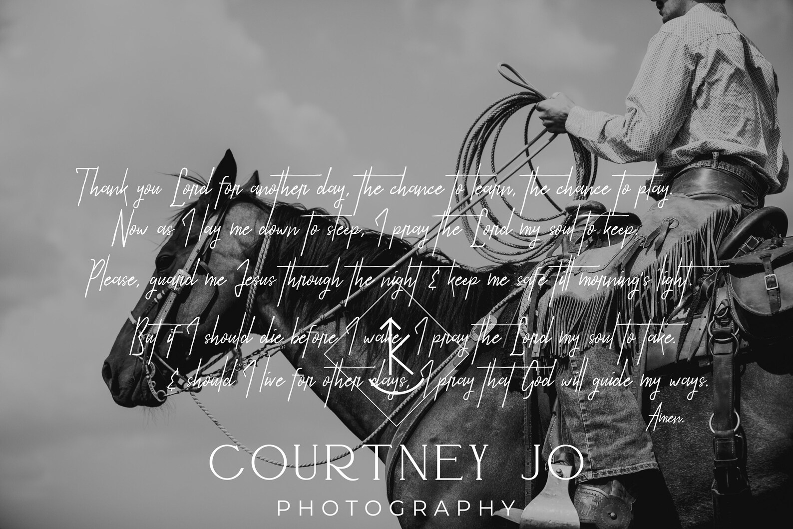 Western Nursery Prayer // Cowboy Nursery Prayer // Cowgirl Nursery ...