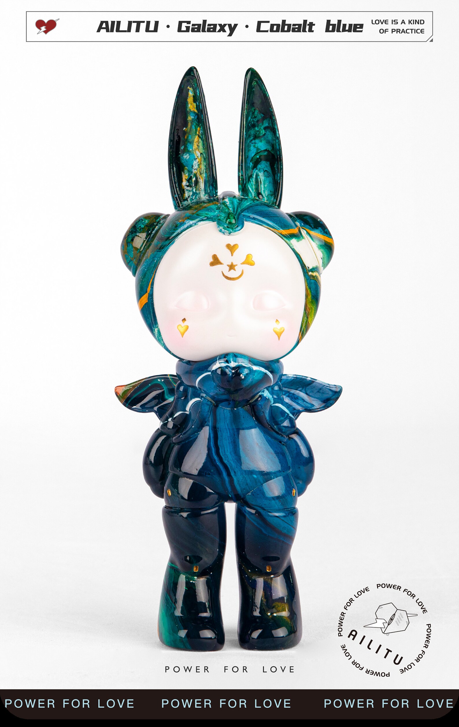 Art Designer Toy Figure/ailitu Galaxy Cobalt Blue/material Polyurethane ...