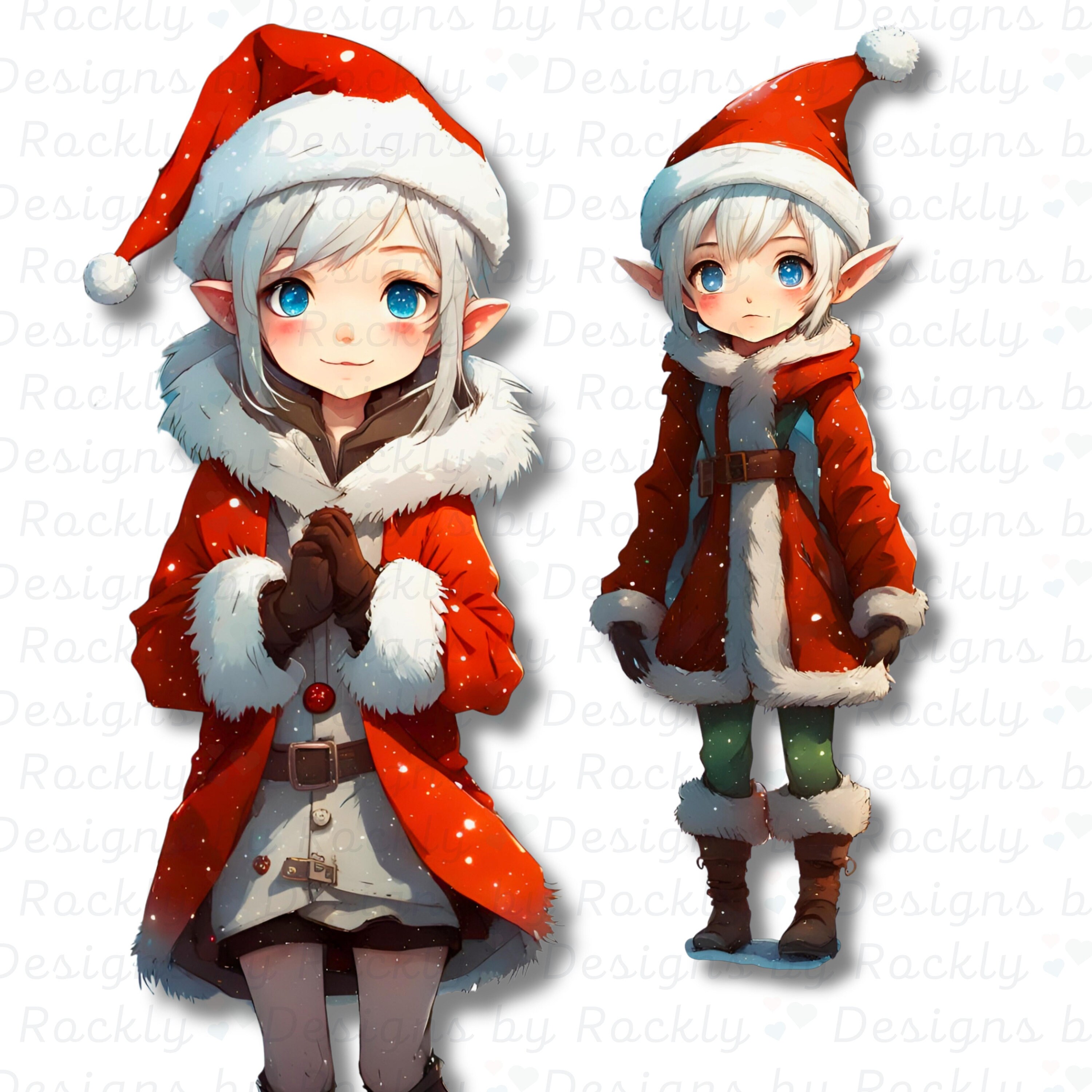 15x Anime Christmas PNG Anime Png Bundle Anime Christmas - Etsy