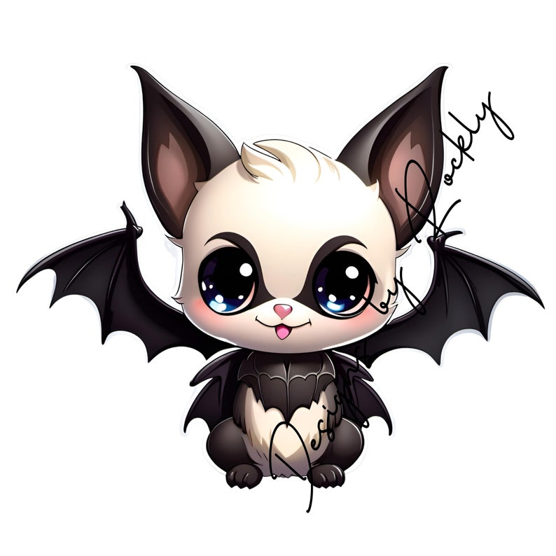 12x12 Chibi Bat Clipart, Chibi Art, Chibi Anime, Chibi Stickers, Chibi ...